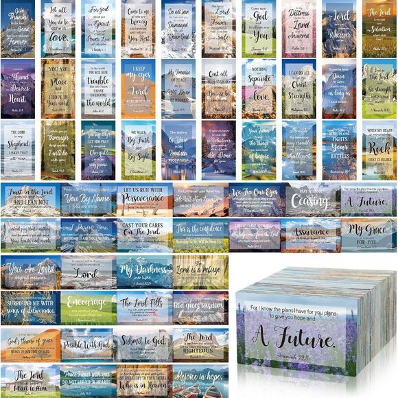 Other | 23 Pcs Bible Verse Cards With Full Scripture Bulk Mini Prayer ...